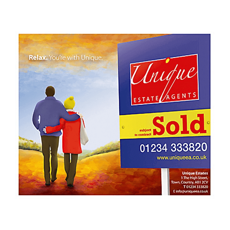 Estate agents leaflets for autumn marketing campaigns