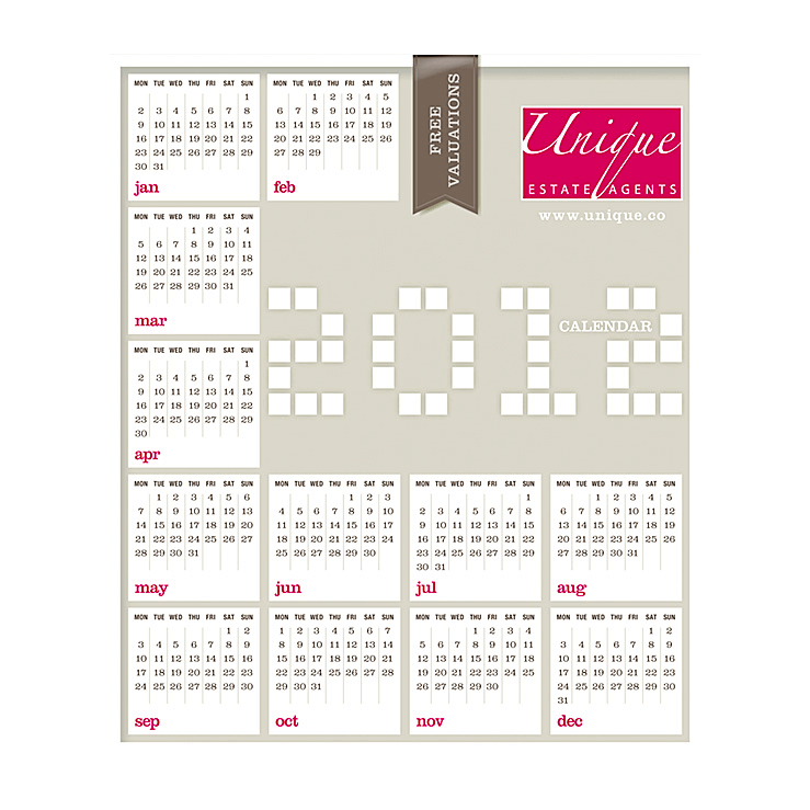 Estate Agent Leaflet Ideas – Calendar Templates 2017