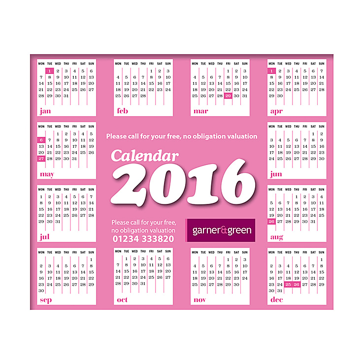 Estate Agent Leaflet Ideas – Calendar Templates 2017