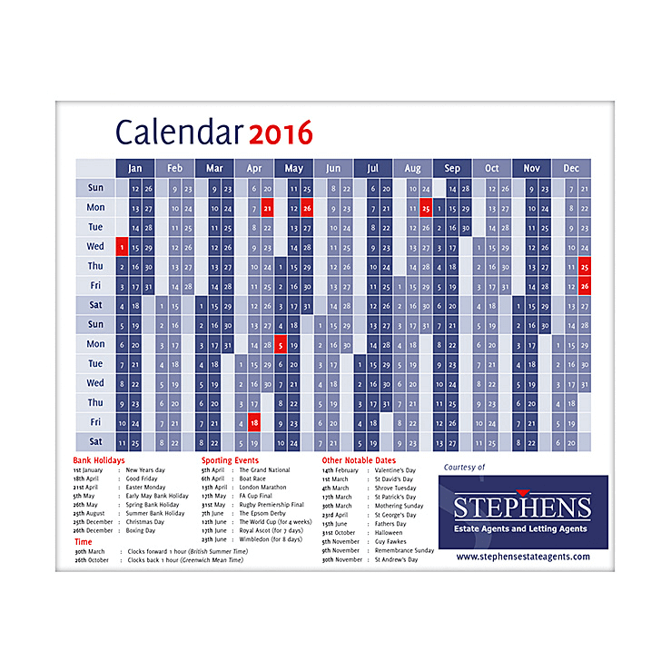Estate Agent Leaflet Ideas – Calendar Templates 2017