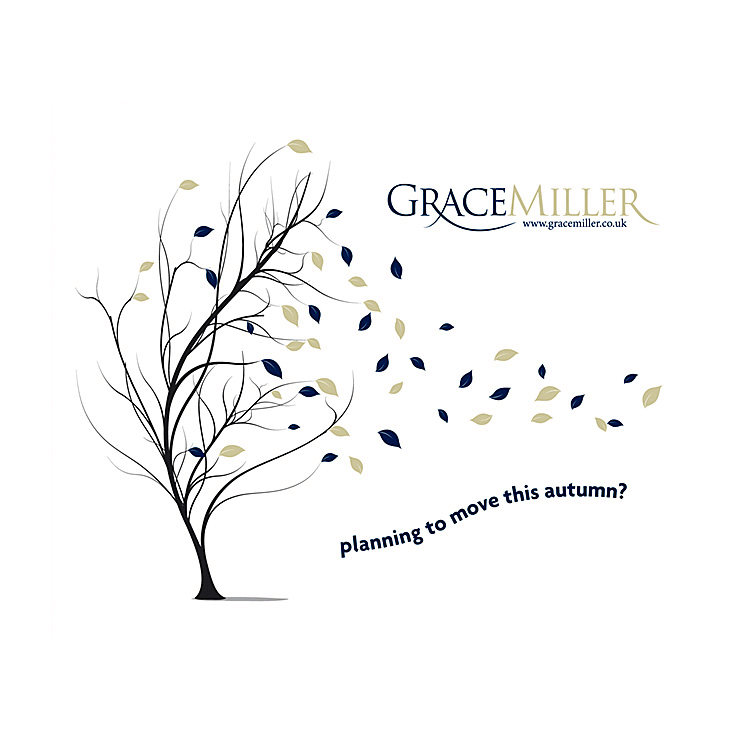 Estate agents leaflets for autumn marketing campaigns