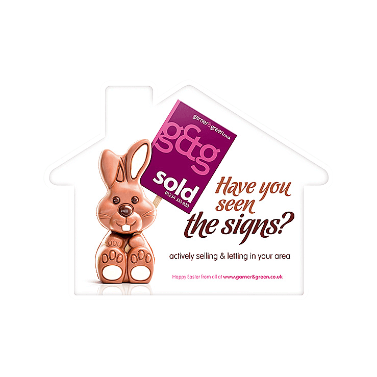 Spring themed estate agents marketing leaflets