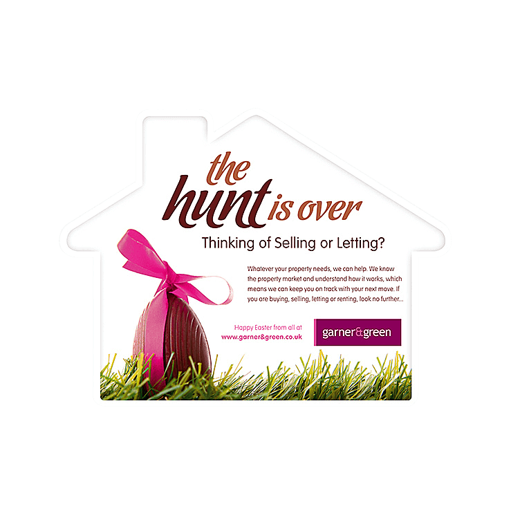 Spring themed estate agents marketing leaflets