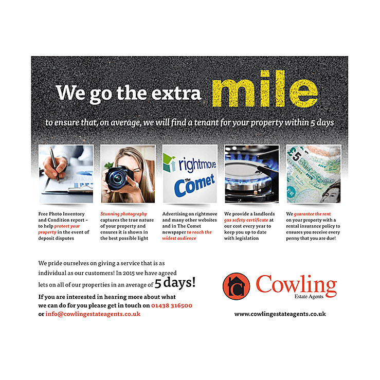 Leaflet marketing for lettings agents | property management