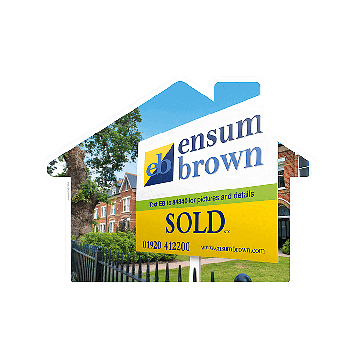 Shaped Estate Agents Leaflet Designs | Die Cut | Flyers