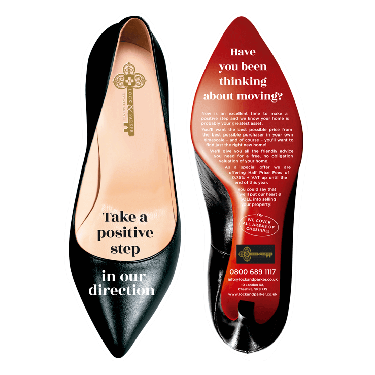 Shaped Estate Agents Leaflet Designs | Die Cut | Flyers