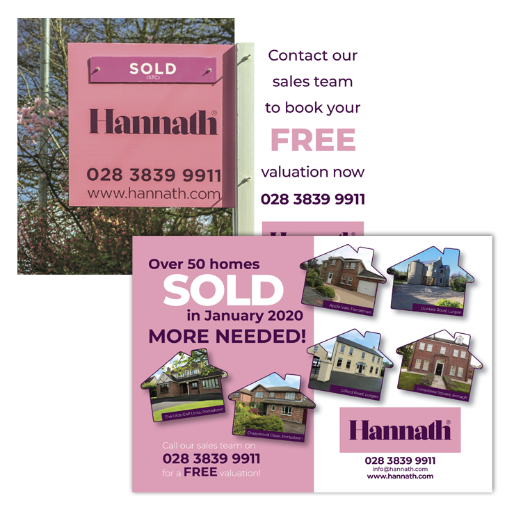 Estate Agents Marketing Material – Sold in Your Area Flyers